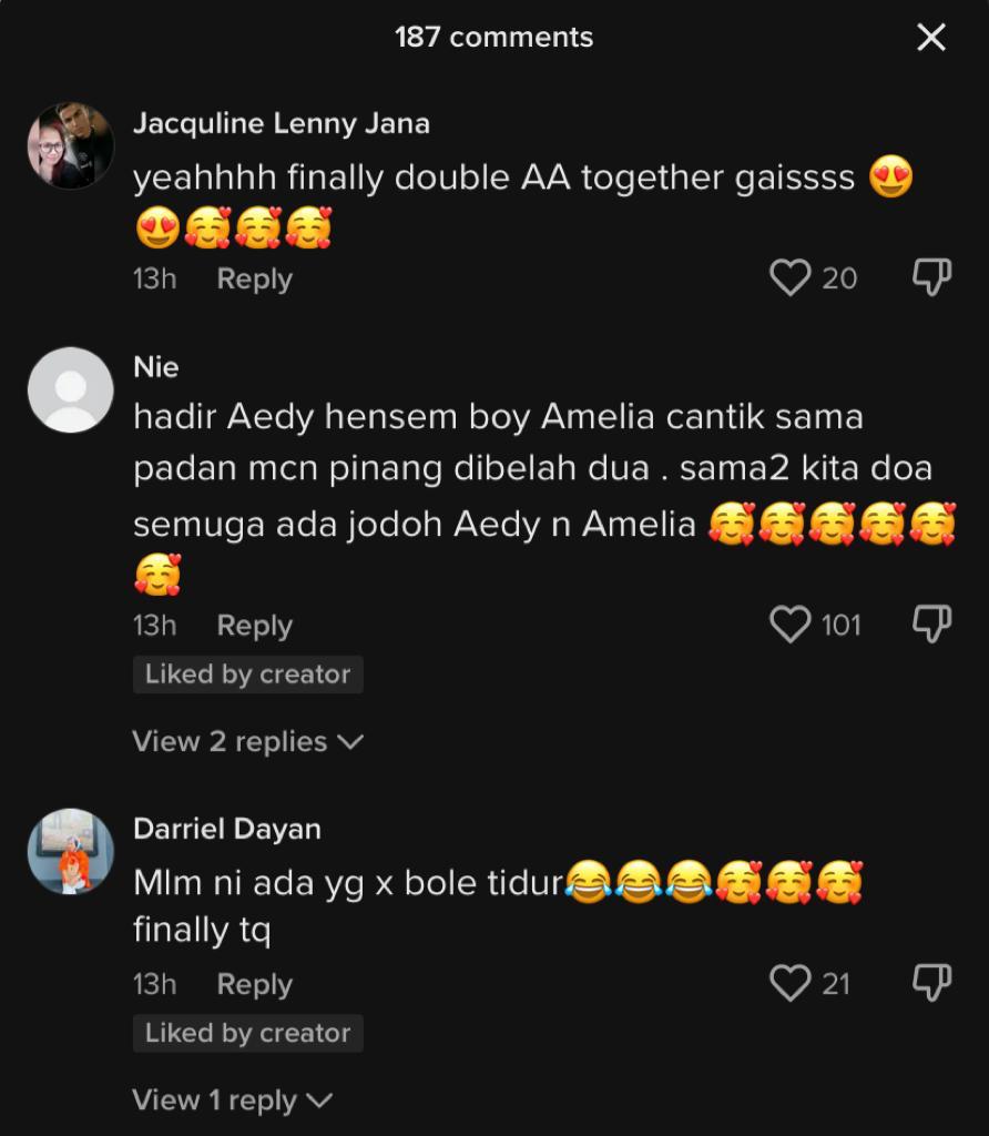 Mesra Photoshoot Bersama, Ramai Sokong Amelia Henderson & Aedy Ashraf ...
