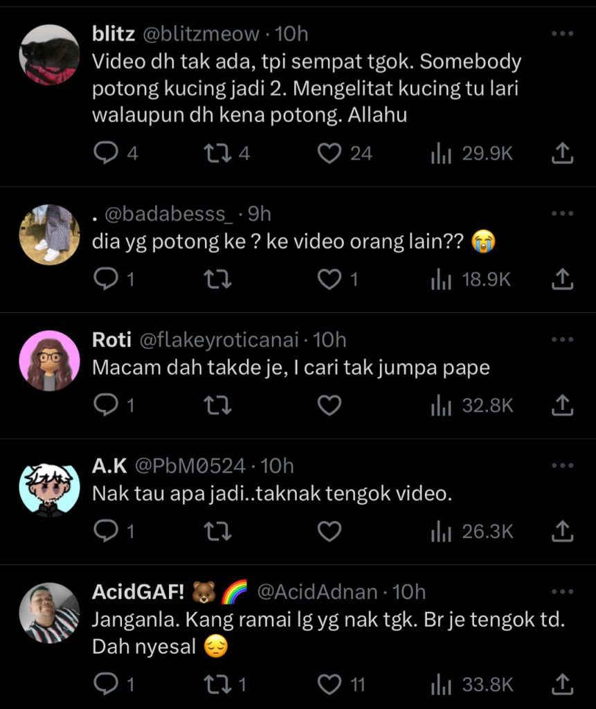 Kongsi Video Kucing Dipot*ng, Ramai Yang Ngeri Lihat Posting IG Chef ...