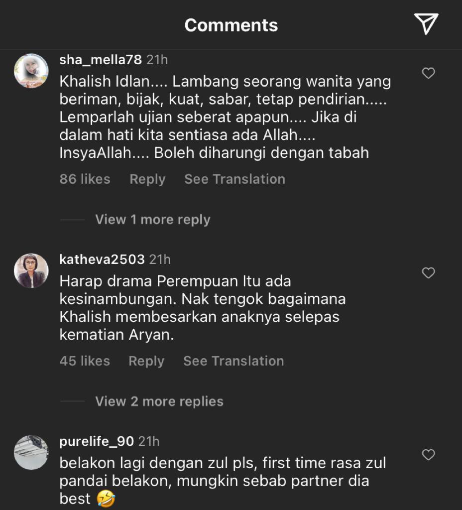 Mimi Lana Syukur Watak Khalish Raih Penerimaan Positif, Peminat Komen ...
