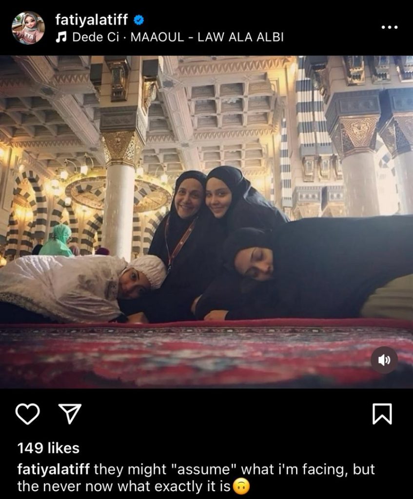 Kongsi Foto Dalam Masjid, Kapsyen Fathia Latiff Curi Perhatian Netizen ...