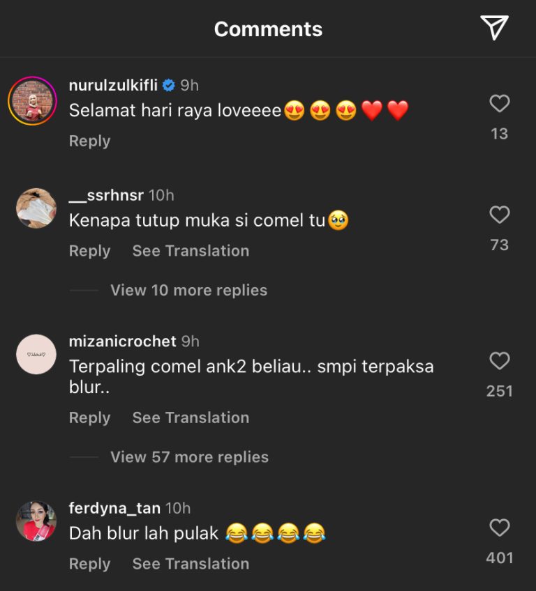 Neelofa Kongsi Wajah Abbas Di Hari Raya Pertama… Walaupun Kabur Netizen ...