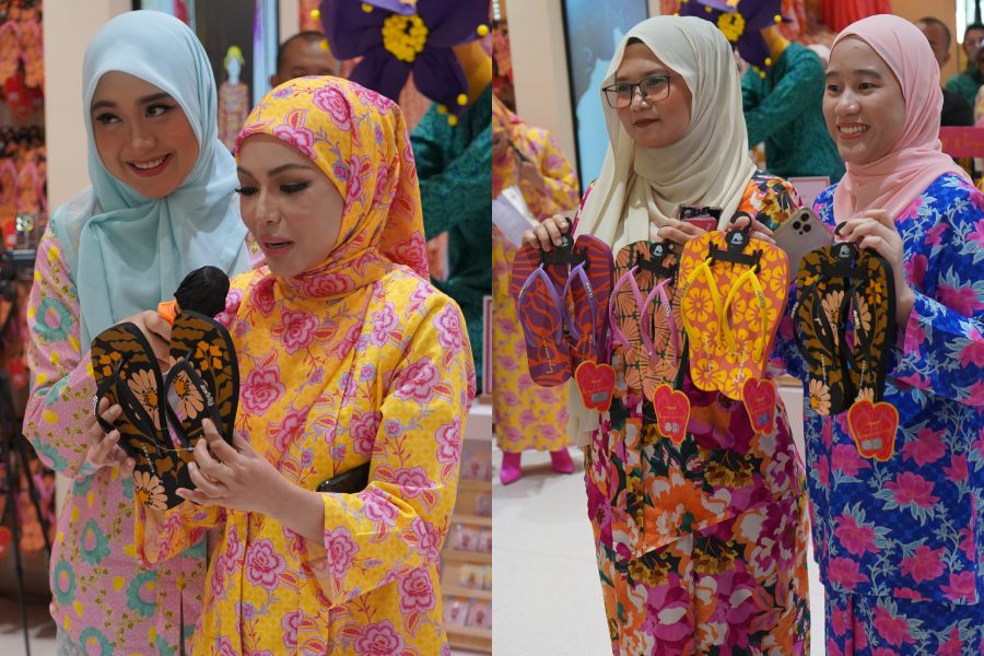 Selipar Dengan Motif Bercorak Unik! 2 Jenama Berkualiti Terkenal ...