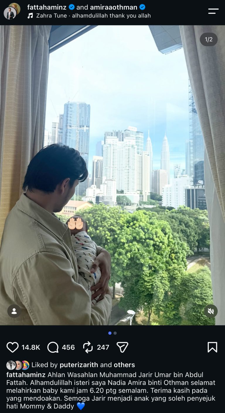 Fattah Amin, Amira Othman Selamat Timang Anak Lelaki, Pilih Nama ...